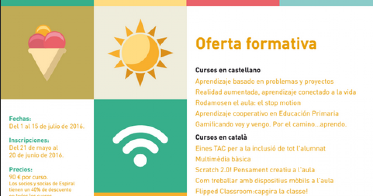 Escuela Virtual de Verano de Espiral | Xarxa Punt TIC